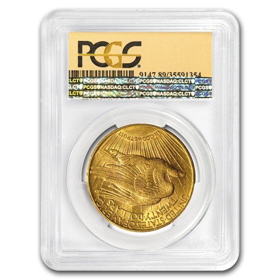 Buy 1908 $20 St Gaudens Dbl Eagle W/Motto BU PCGS (Prospector Label ...
