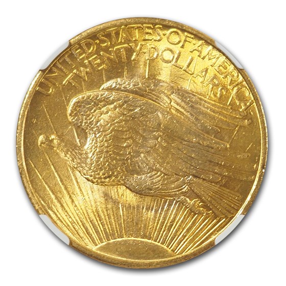 Buy 1908 $20 St Gaudens Gold Dbl Eagle MS-64+ NGC CAC (No Motto) | APMEX