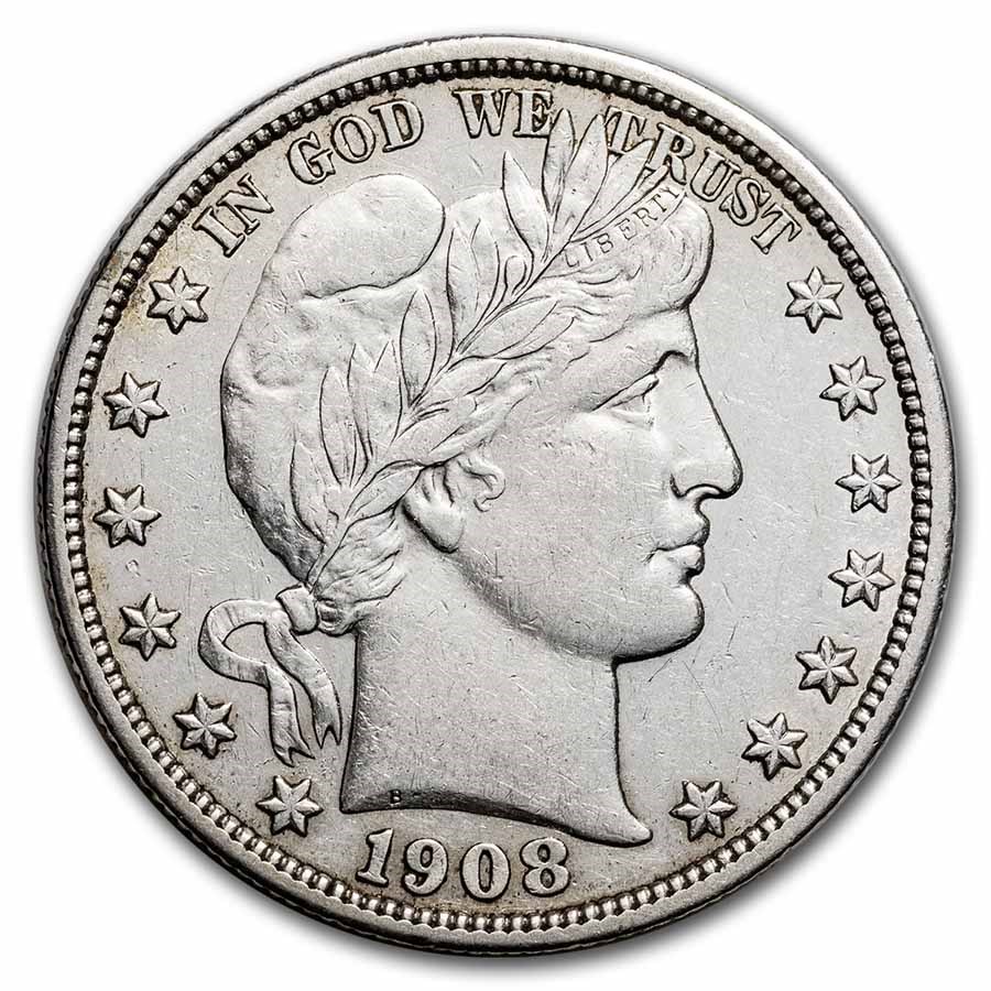 Buy 1908 Barber Half Dollar AU (Details) | APMEX