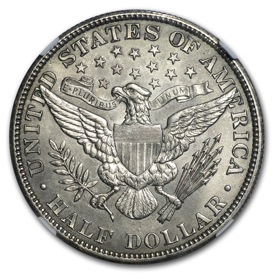 Buy 1908 Barber Half Dollar MS-62 NGC | APMEX
