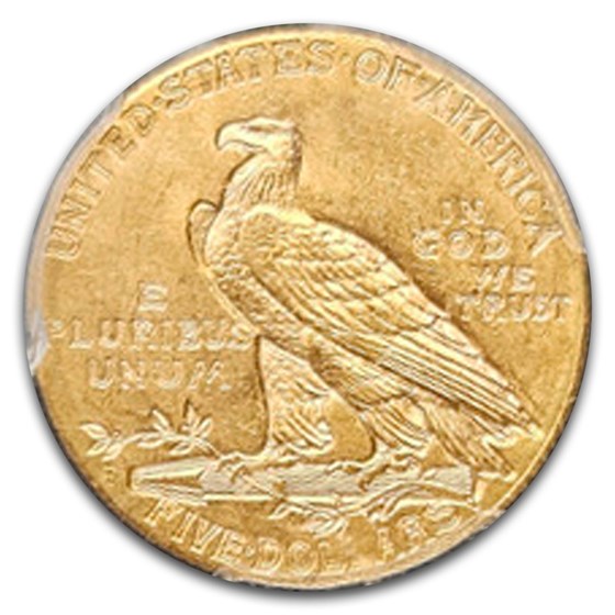 Buy 1908-D $5 Indian Gold Half Eagle MS-62 PCGS | APMEX