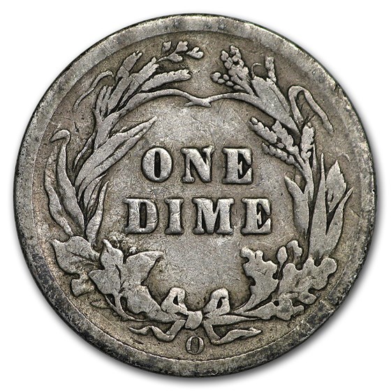 Buy 1908-O Barber Dime VG | APMEX