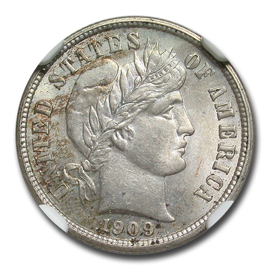 Buy 1909 Barber Dime MS-63 NGC | APMEX