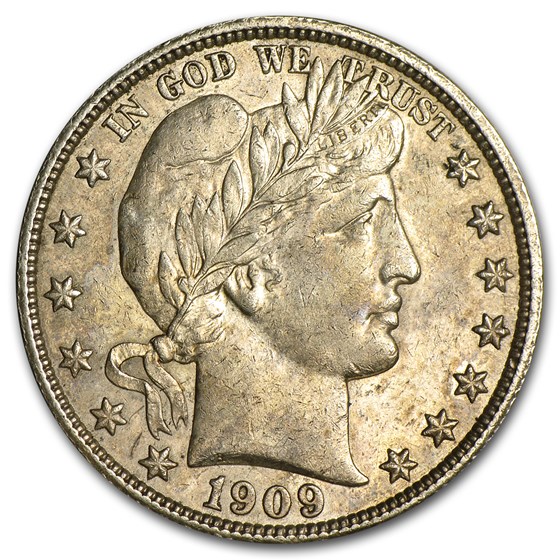 Buy 1909 Barber Half Dollar AU | APMEX