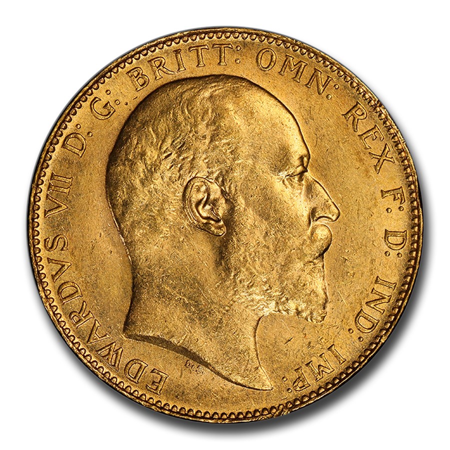 Buy 1909-C Canada Gold Sovereign Edward VII MS-63 PCGS | APMEX