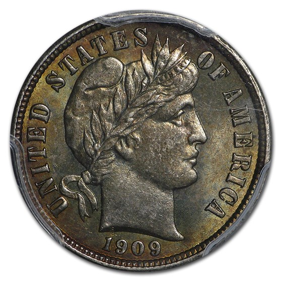 Buy 1909-D Barber Dime MS-65 PCGS | APMEX