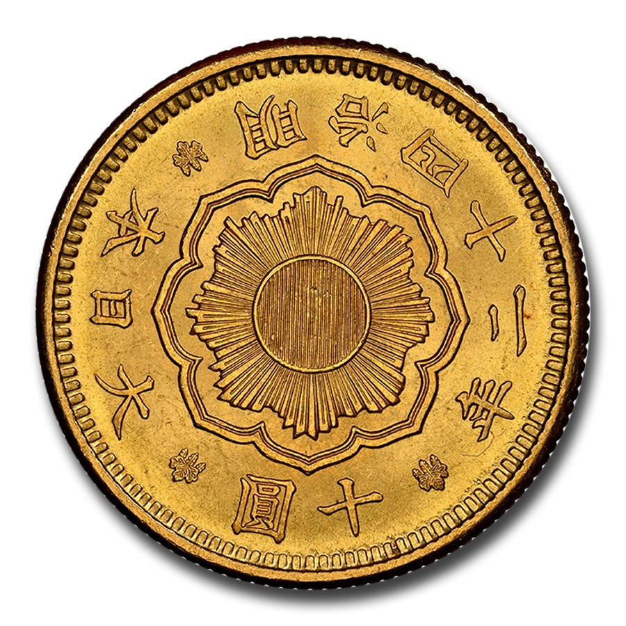Buy 1909 Japan Gold 10 Yen Meiji MS-65+ NGC | APMEX
