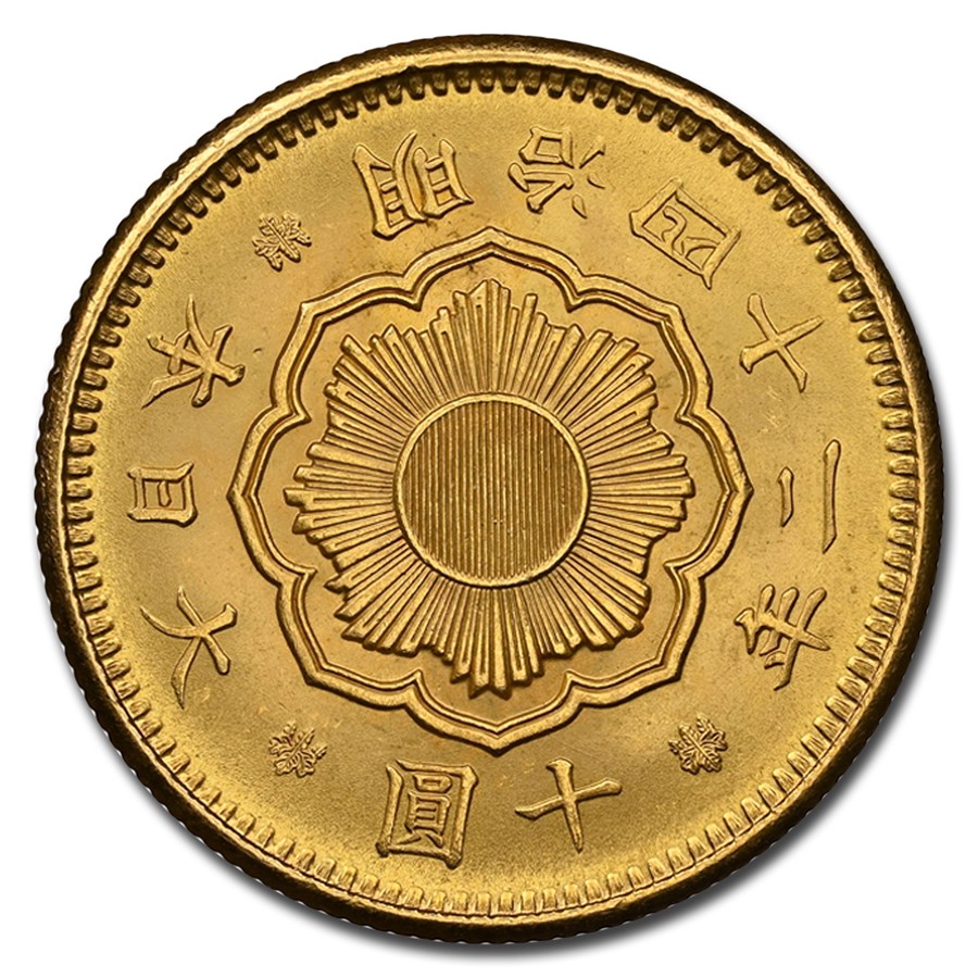 Buy 1909 Japan Gold 10 Yen Meiji MS-66 NGC | APMEX