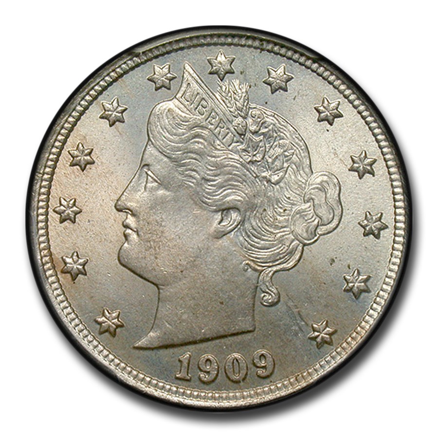 Buy 1909 Liberty Head V Nickel MS-64+ PCGS | APMEX