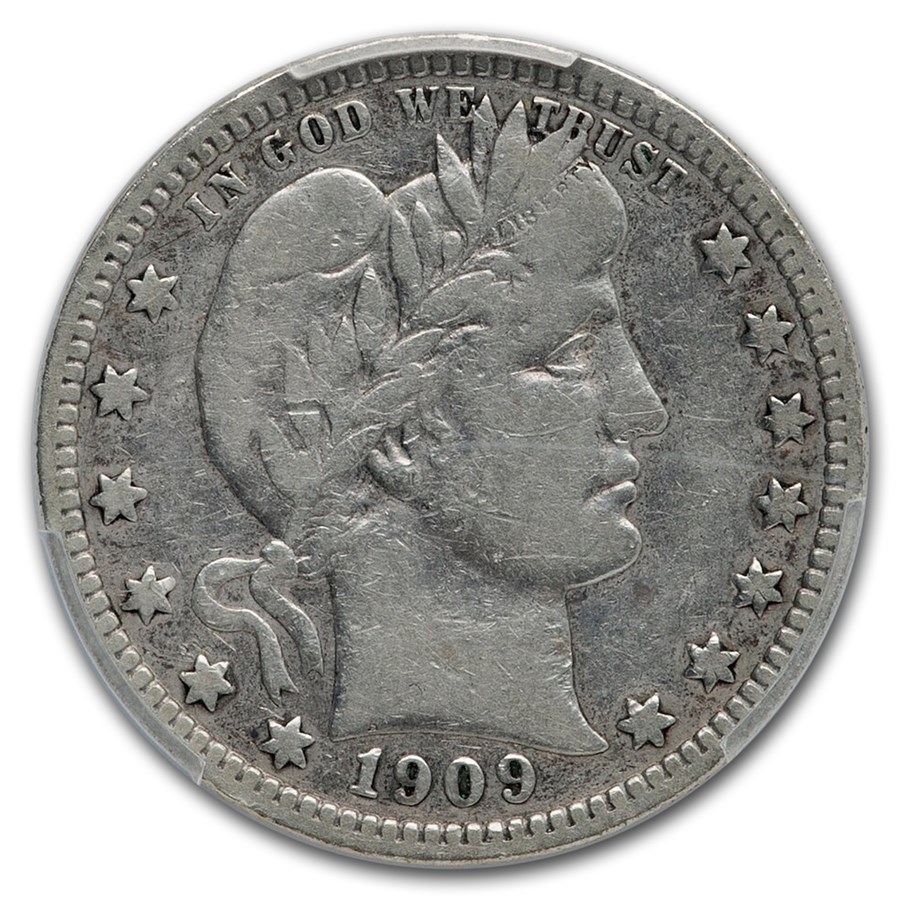 Buy 1909-O Barber Quarter Fine-12 PCGS | APMEX