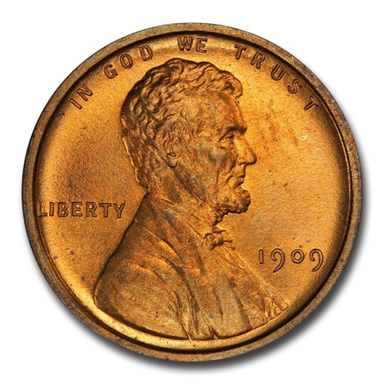 Buy 1909 VDB Lincoln Cent PR-66 CAC Red | APMEX