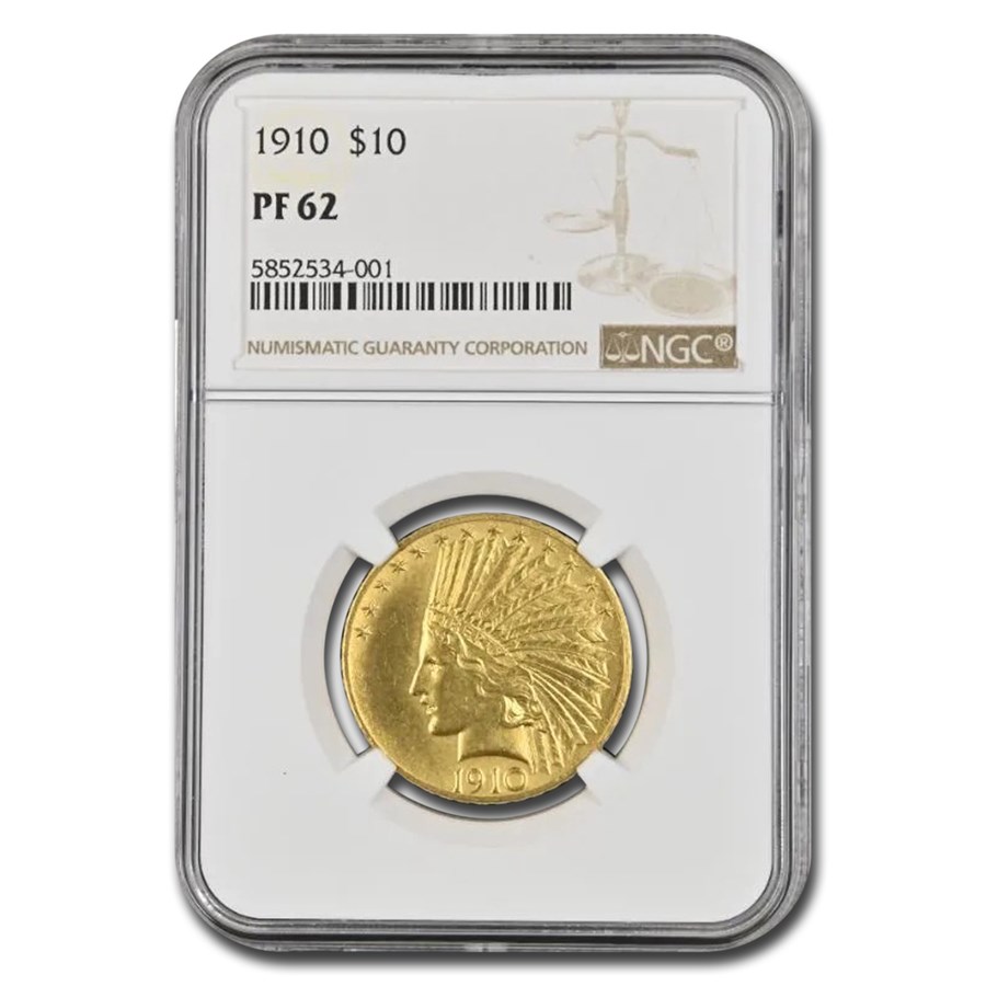 Buy 1910 $10 Liberty Gold Eagle PF-62 NGC | APMEX