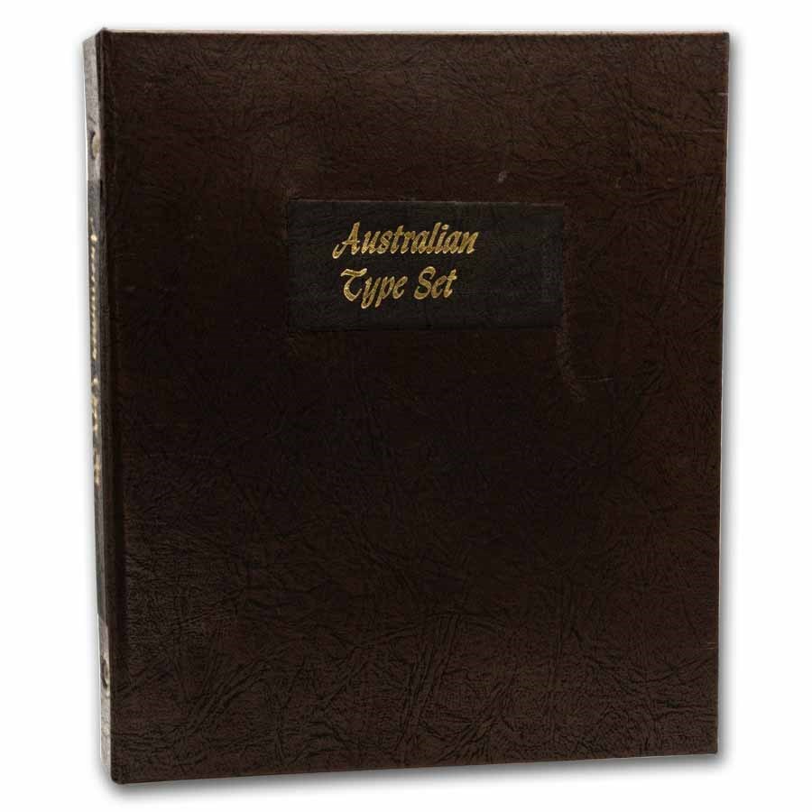 (1910-1964) 45-Coin Australia Type Set (Dansco Album)