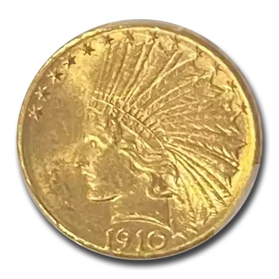 Buy 1910-D $10 Indian Gold Eagle MS-61 PCGS | APMEX