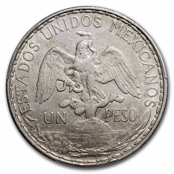 Buy 1910 Mexico Silver Peso Caballito AU-53 PCGS | APMEX