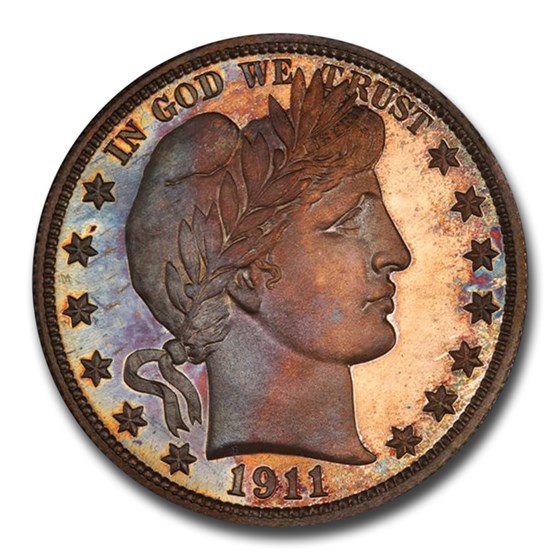 Buy 1911 Barber Half Dollar PR-68 PCGS CAC | APMEX
