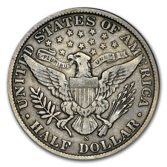 Buy 1911-S Barber Half Dollar VF | APMEX