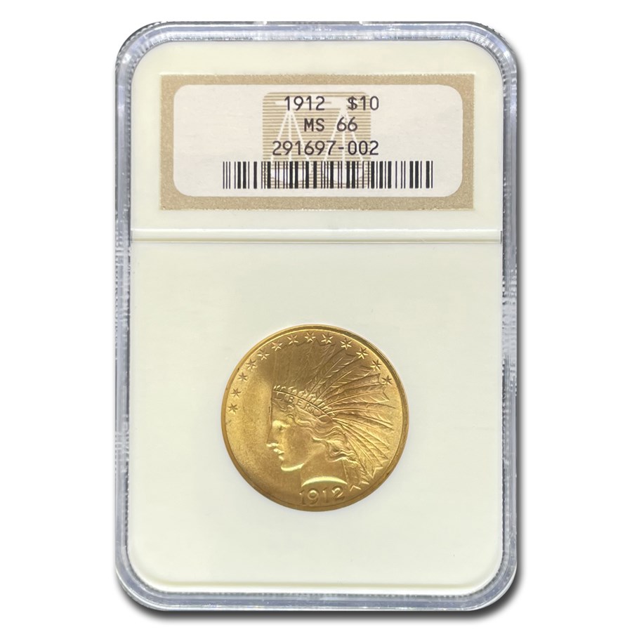 Buy 1912 $10 Indian Gold Eagle MS-66 NGC | APMEX
