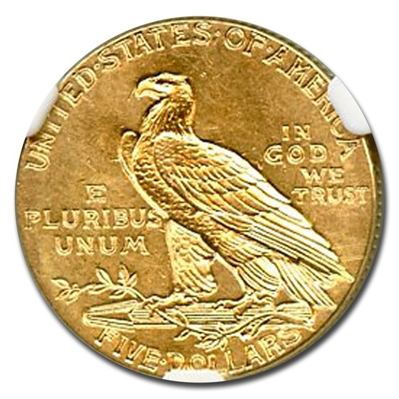 Buy 1912 $5 Indian Gold Half Eagle MS-61 NGC | APMEX