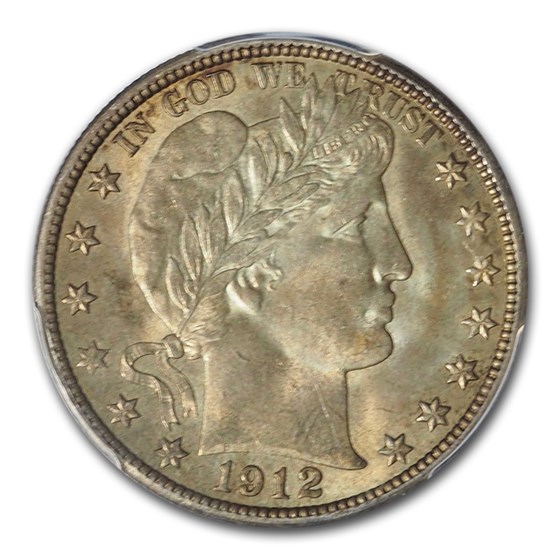 Buy 1912-D Barber Half Dollar MS-65 PCGS CAC | APMEX