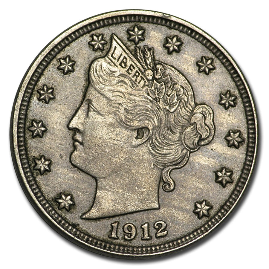 Buy 1912-D Liberty Head V Nickel AU | APMEX