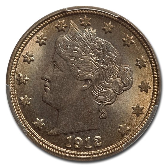 Buy 1912-D Liberty Head V Nickel MS-66+ PCGS | APMEX