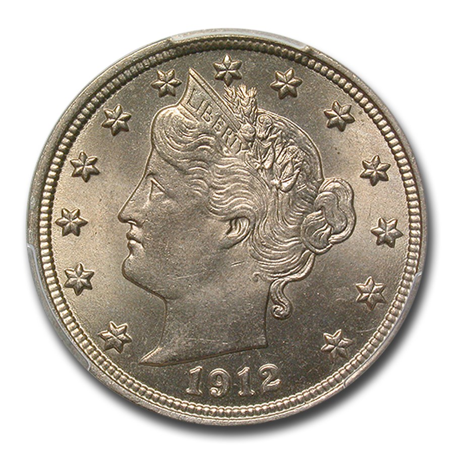 Buy 1912 Liberty Head V Nickel MS-64+ PCGS | APMEX