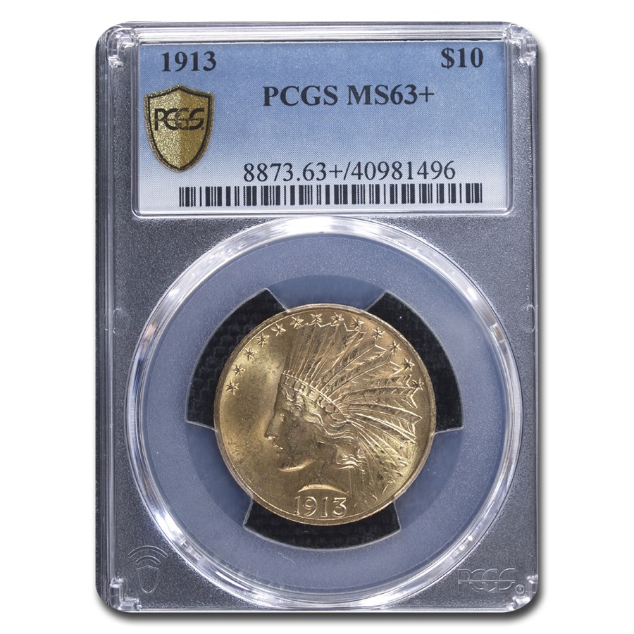 Buy 1913 $10 Indian Gold Eagle MS-63+ PCGS | APMEX