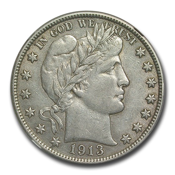 Buy 1913 Barber Half Dollar AU-55 NGC | APMEX