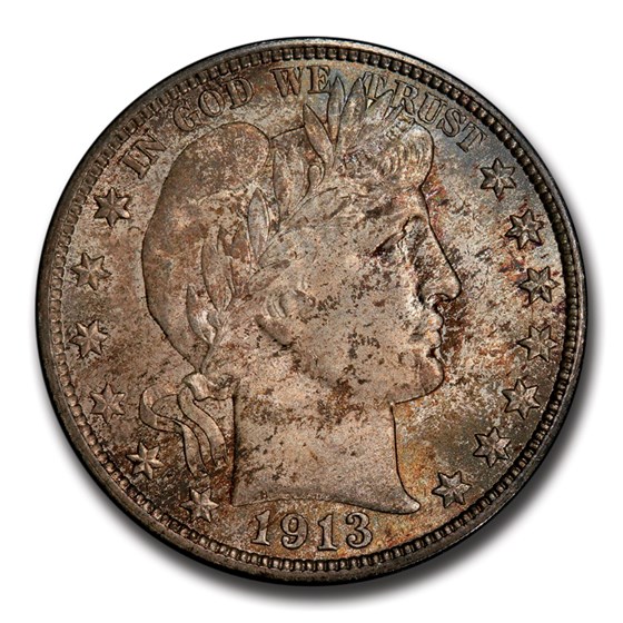 Buy 1913 Barber Half Dollar MS-66 PCGS | APMEX