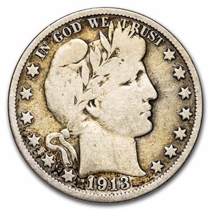 Buy 1913 Barber Half Dollar VG | APMEX