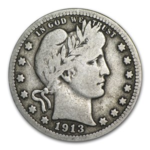 Buy 1913 Barber Quarter VG | APMEX