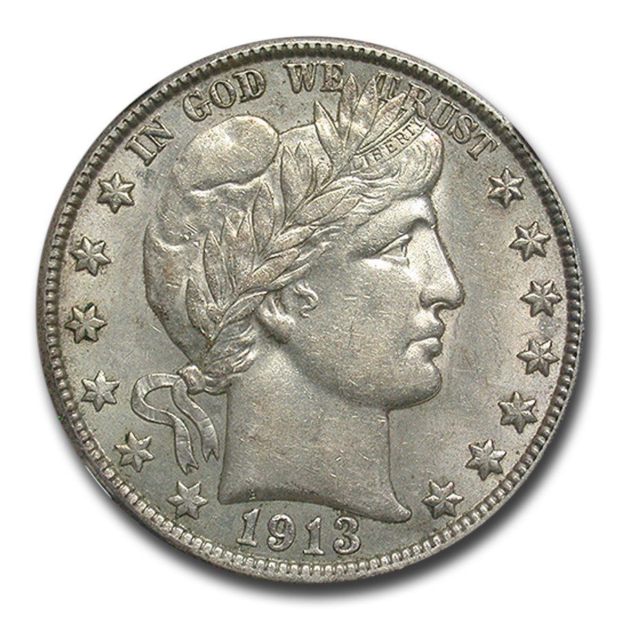 Buy 1913-D Barber Half Dollar AU-53 NGC | APMEX