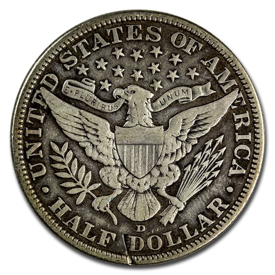Buy 1913-D Barber Half Dollar VF (Details) | APMEX