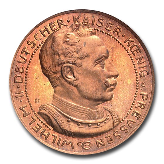 Buy 1913 Germany Prussia Pattern 3 Mark Wilhelm II PF-66 NGC | APMEX