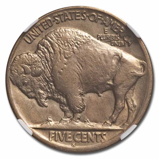 Buy 1913-S Buffalo Nickel Type-II MS-62 NGC | APMEX