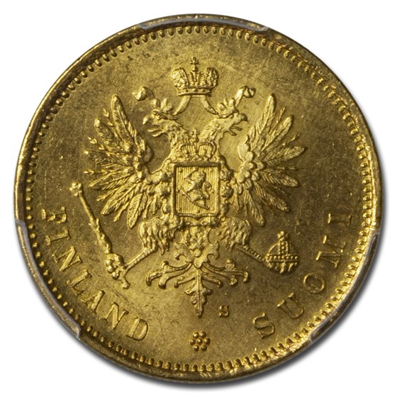 Buy 1913-S Finland Gold 20 Markkaa MS-65+ PCGS | APMEX