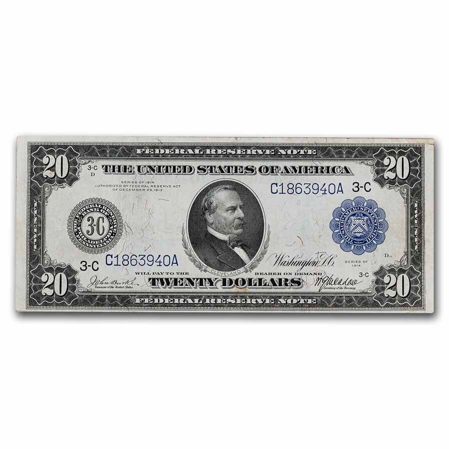 Buy 1914 (C-Philadelphia) $20 FRN XF (Fr#972) | APMEX