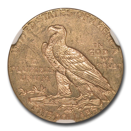 Buy 1915 $5 Indian Gold Half Eagle MS-61 NGC | APMEX