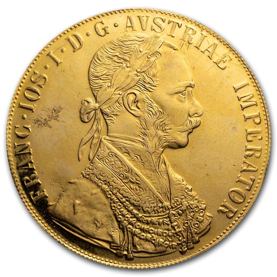 Buy 1915 Austria Gold 4 Ducat (Scruffy) | APMEX