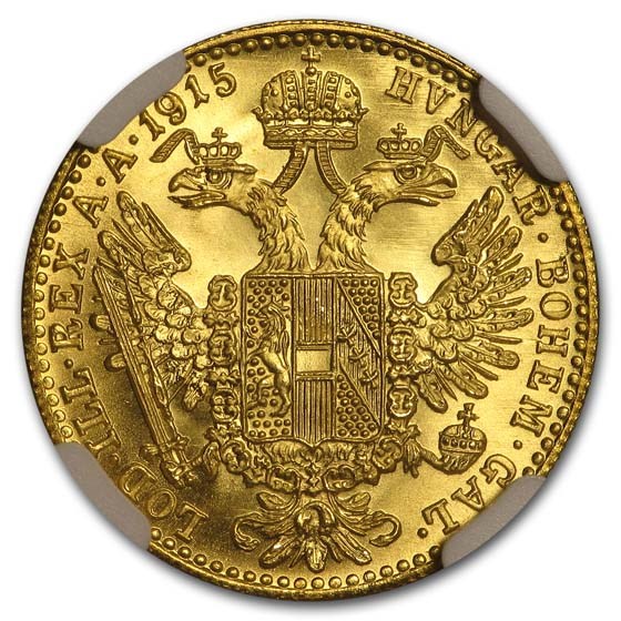 Buy 1915 Austria Gold Restrike 1 Ducat MS-68 NGC | APMEX