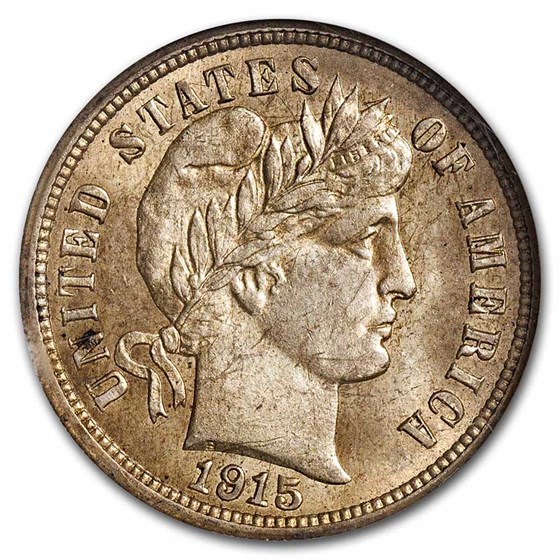 Buy 1915 Barber Dime MS-64 NGC | APMEX