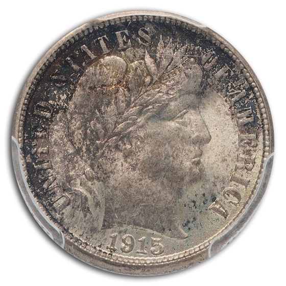 Buy 1915 Barber Dime MS-66 PCGS CAC | APMEX