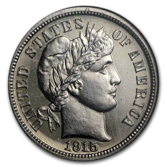 Buy 1915 Barber Dime PF-66 Cameo NGC | APMEX