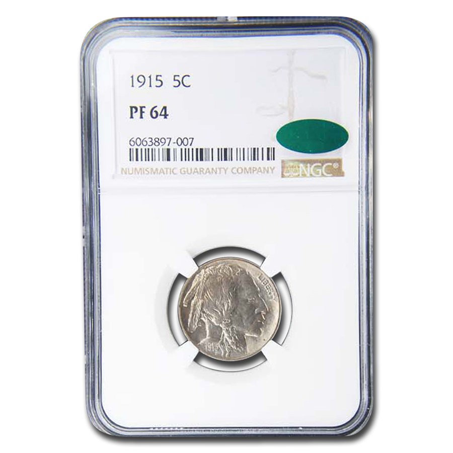 Buy 1915 Buffalo Nickel PF-64 NGC CAC | APMEX