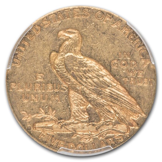 Buy 1915-S $5 Indian Gold Half Eagle AU-58 PCGS | APMEX
