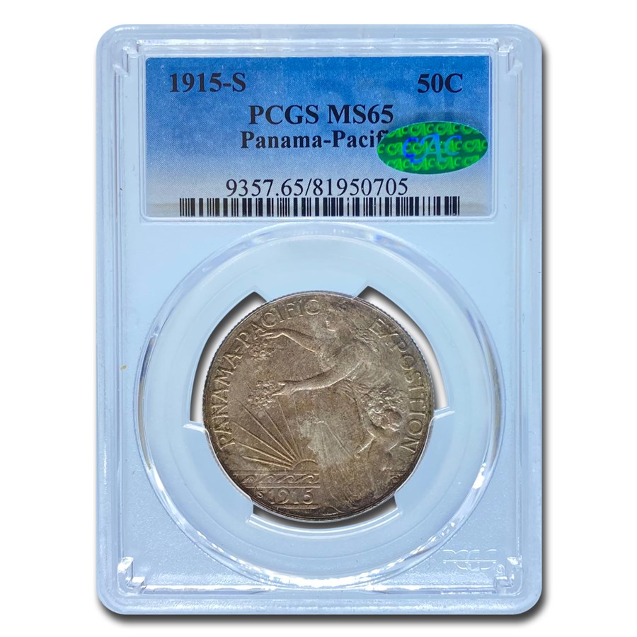 Buy 1915-S Panama-Pacific Half Dollar MS-65 PCGS CAC | APMEX