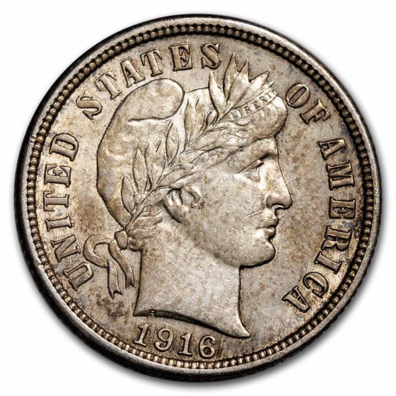 Buy 1916 Barber Dime BU (Details) | APMEX