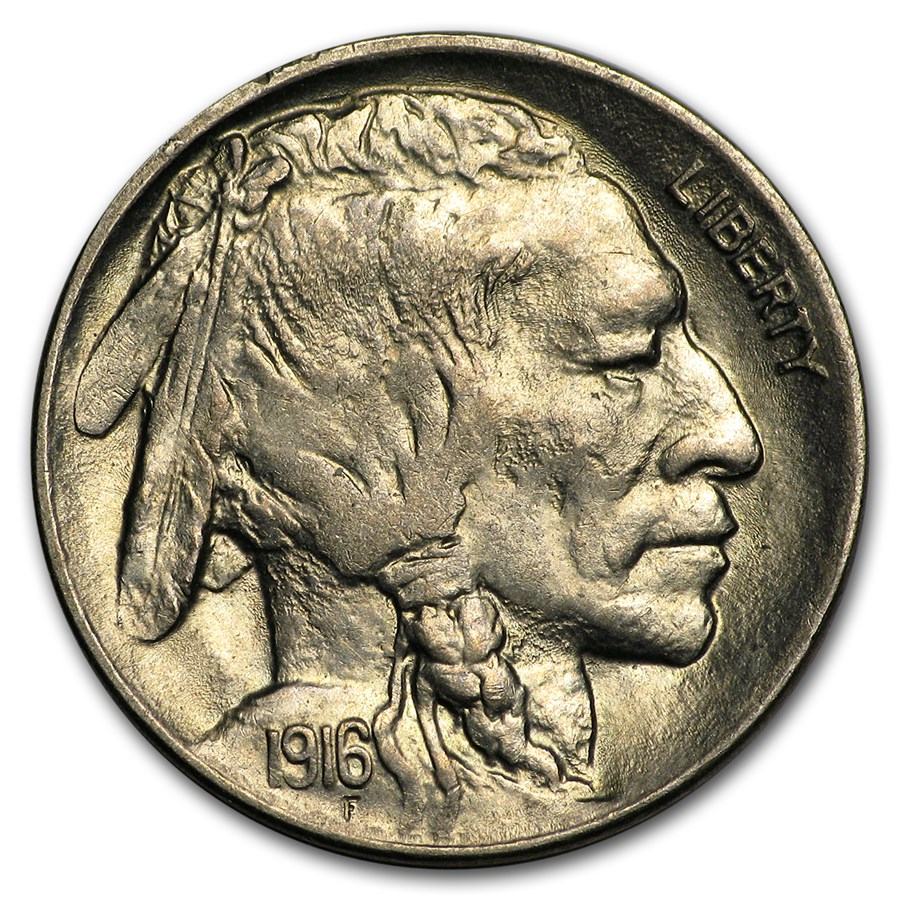 Buy 1916-D Buffalo Nickel BU | APMEX