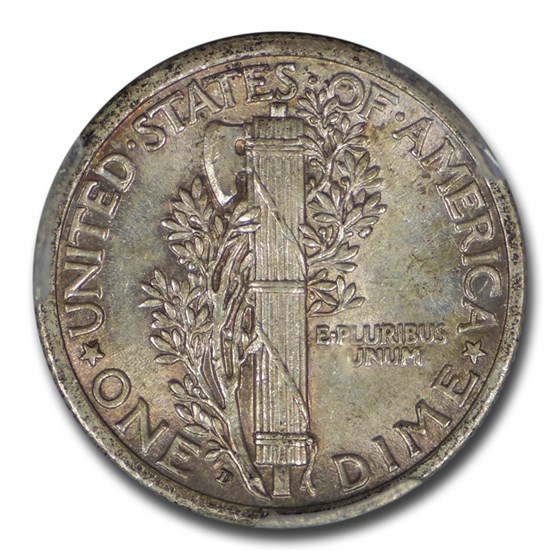 Buy 1916-D Mercury Dime AU-55 PCGS | APMEX